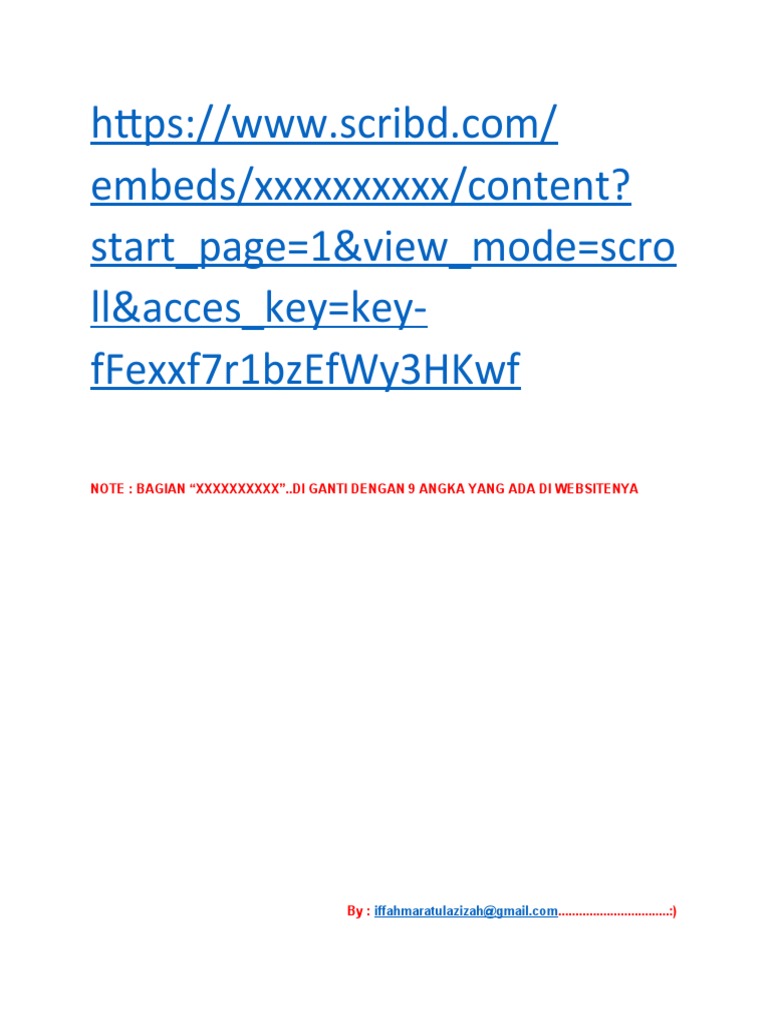 Embeds/ XXXXXXXXXX /content? Start - Page 1&view - Mode Scro Ll&Acces - Key Key ...