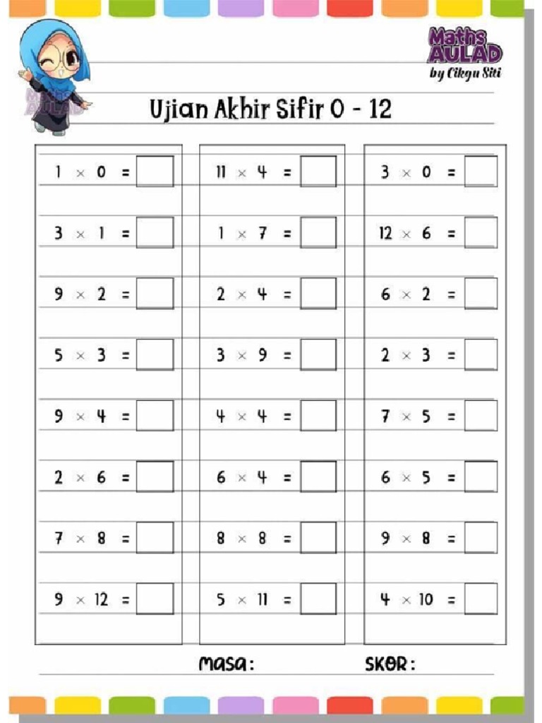 Latihan Sifir | PDF