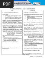 DO 174-17 Checklist of Requirements | PDF | Sole Proprietorship | Justice