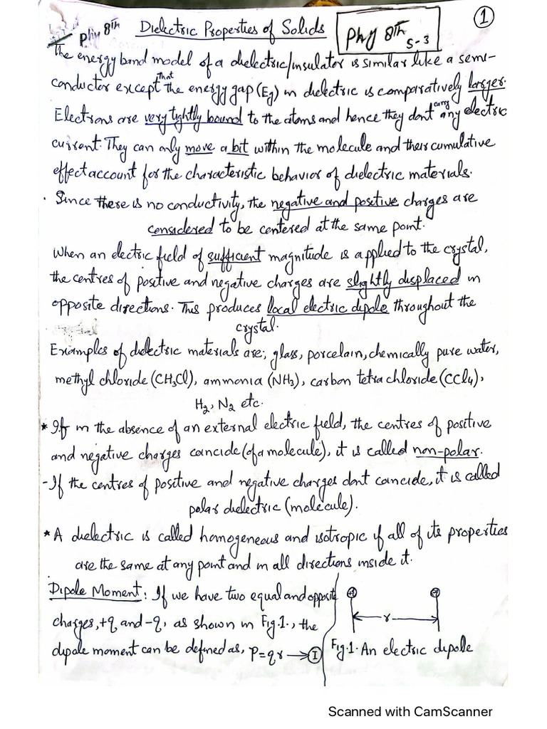 SSP-2 Dielectric Properties of Solids | PDF