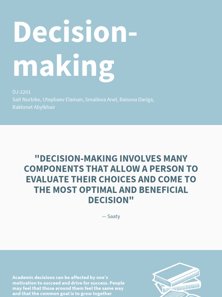 Decision Making | PDF