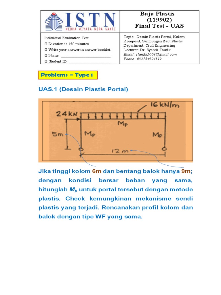 UAS - Baja Plastis - ISTN - Type 1 | PDF