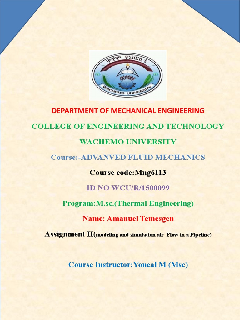 Amanuel Temesgen Simulation and Modeling 2 | PDF | Mechanical Engineering | Physics