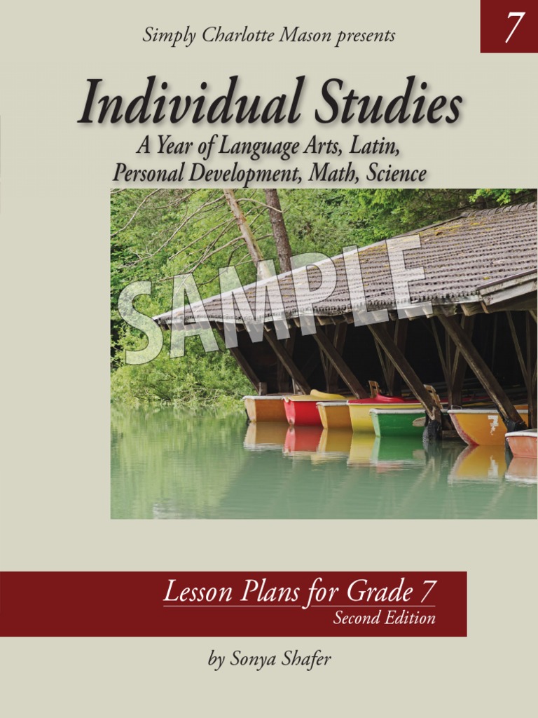 Individual Studies Grade 7 Sample | PDF | Lesson Plan | Grammar