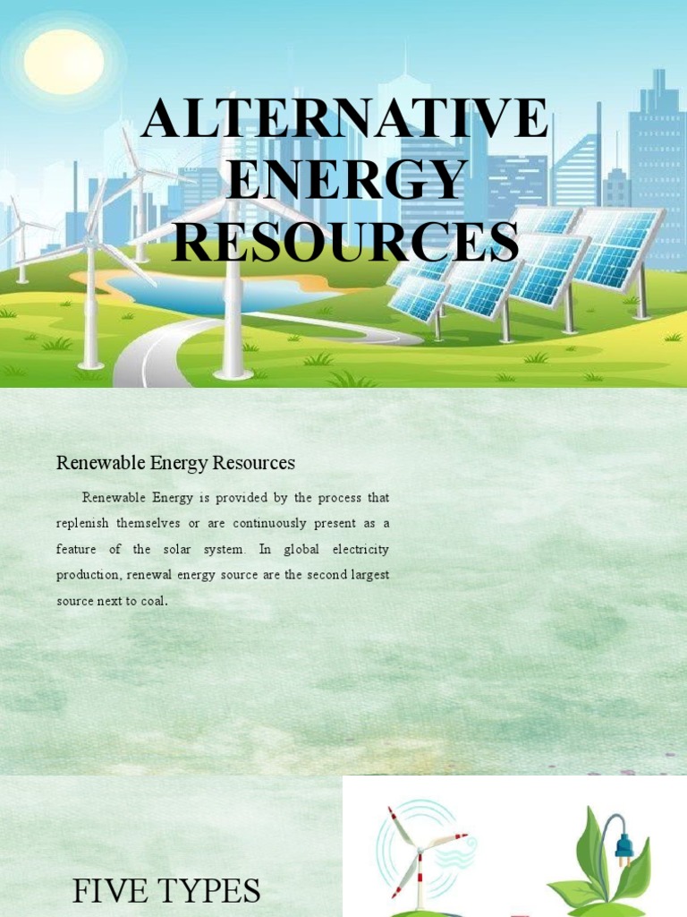 Alternative Energy Resources | PDF | Solar Energy | Solar Power