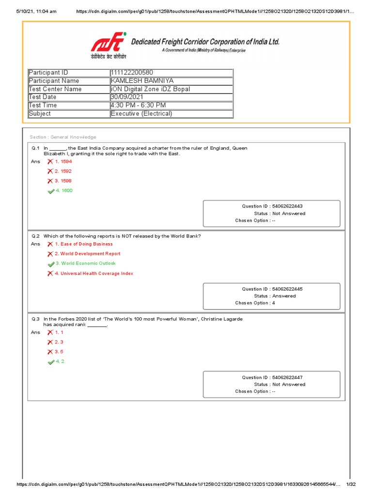 Dfccil Executive Electrical | PDF Dfccil Executive Electrical | PDF
