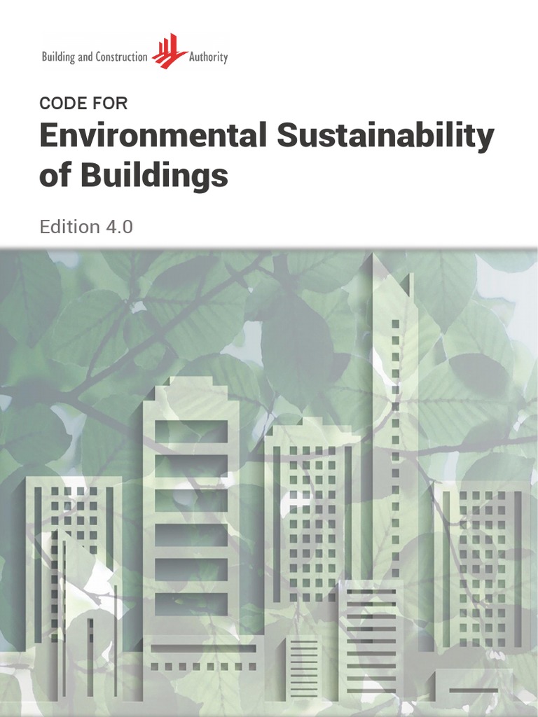 Environmental Sustainability of Buildings: Code For | PDF | Efficient ...