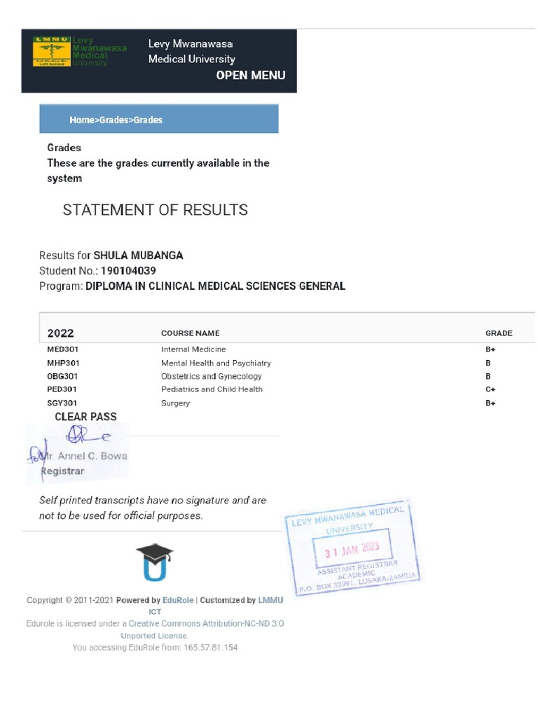 Levy Mwanawasa | PDF