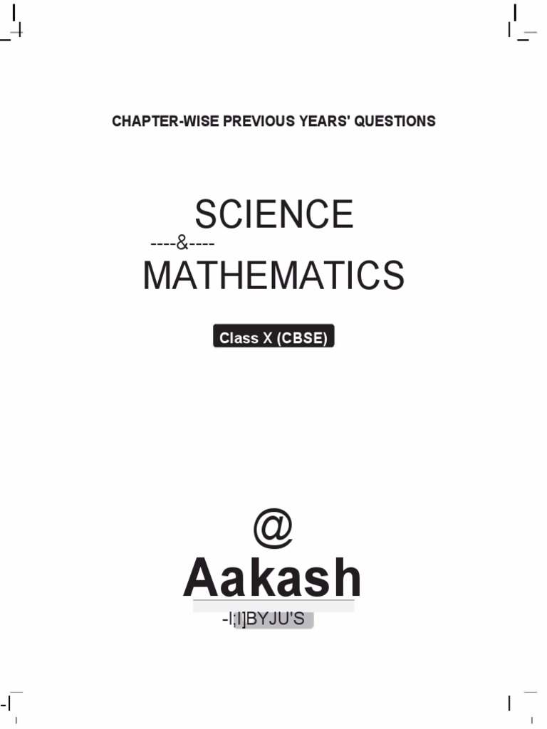 Science Mathematics: Aakash | PDF