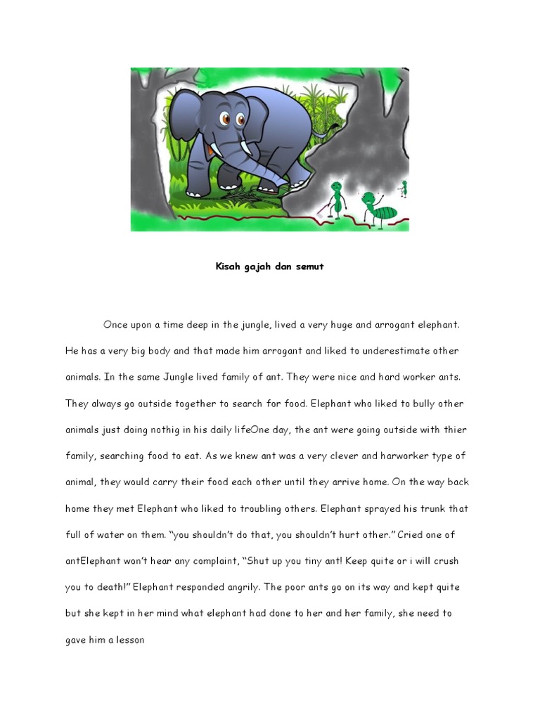 Kisah Gajah Dan Semut | PDF