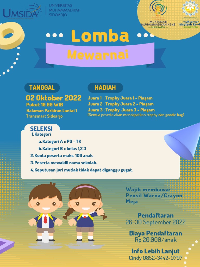 Flyer Lomba Mewarnai | PDF