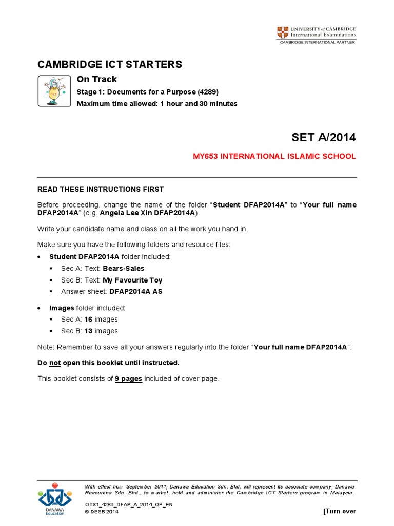 Dfap 2014 Question Paper | PDF | Essays | Paragraph