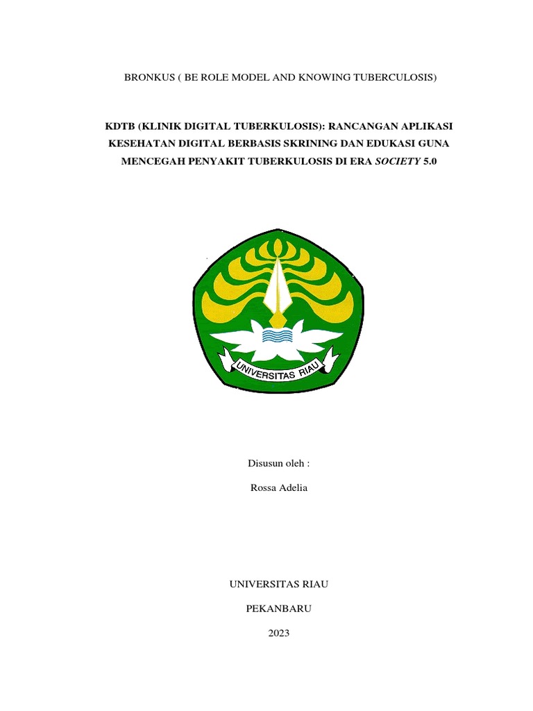 Aplikasi KDTB untuk Cegah TBC | PDF | Pengembangan Diri