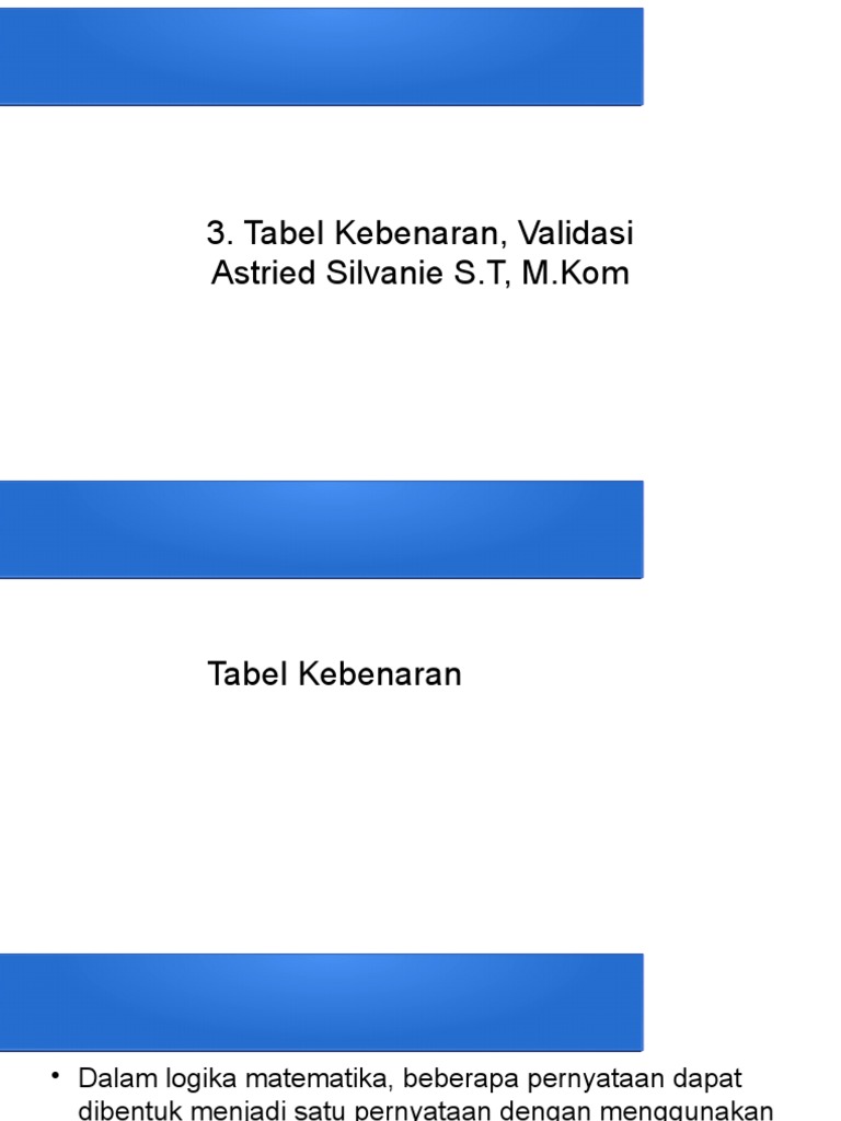 Logika Informatika ppt3 | PDF