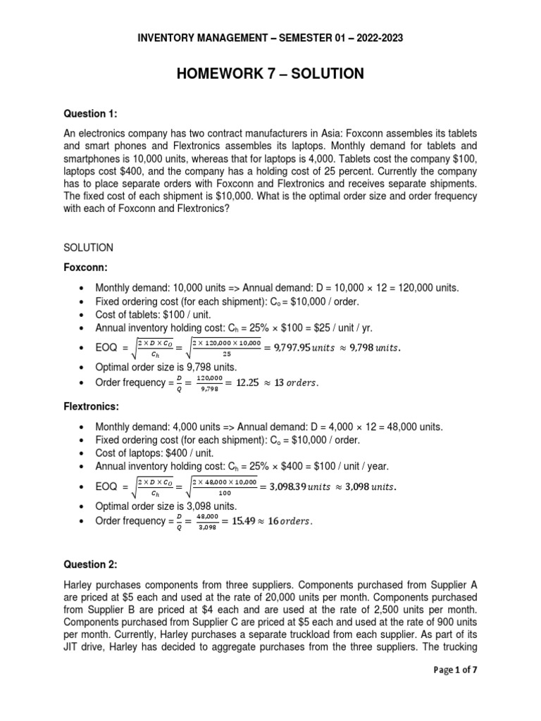 Optimal Inventory Strategies 2022 | PDF | Supply Chain | Business Process