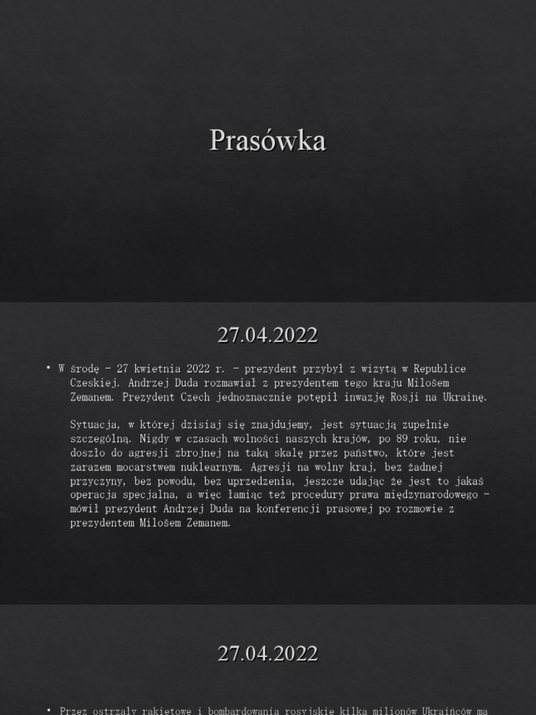 Prasówka | PDF