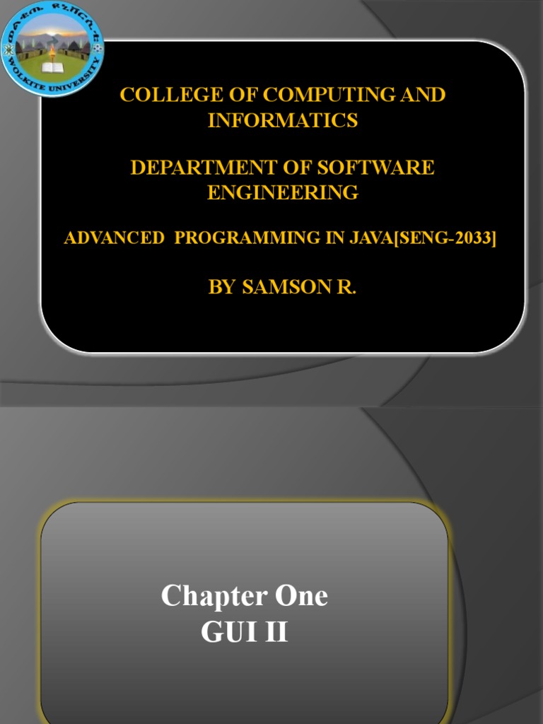 (AJP) Chapter 1 | PDF | Graphical User Interfaces | Button (Computing)