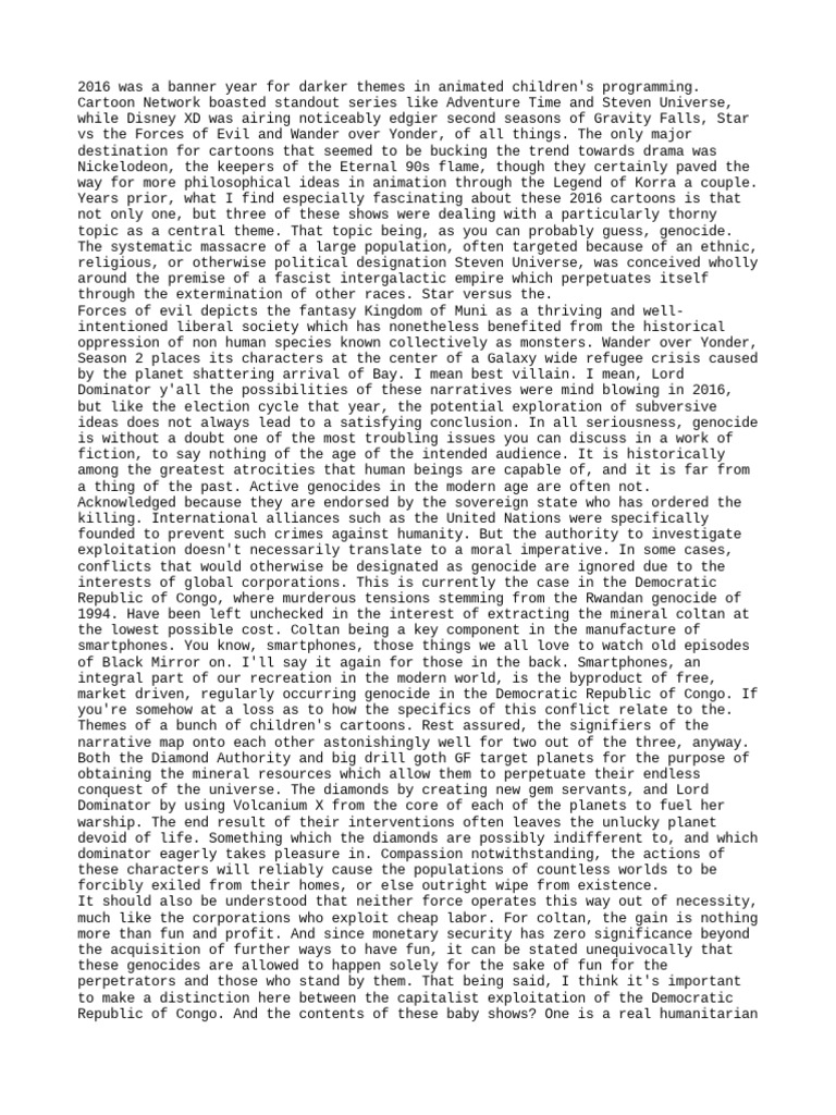 Genocide Themes in Cartoons | PDF | Genocides