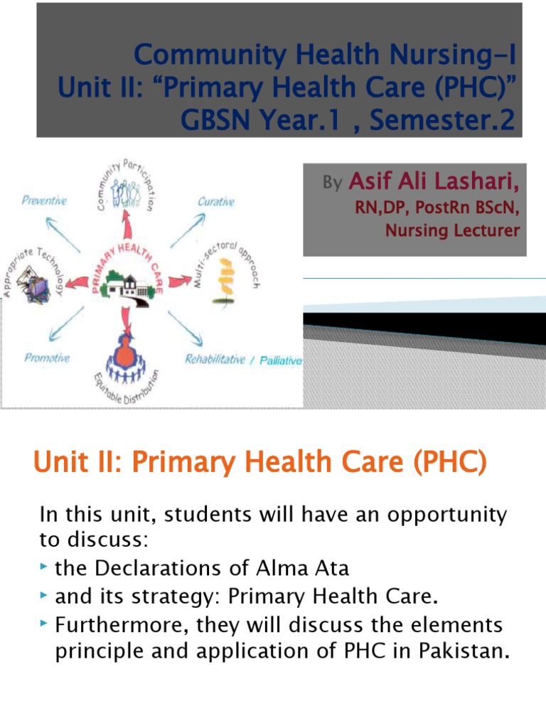 Community Health Nursing-1 Unit 2 | PDF | Health Professional | Public ...