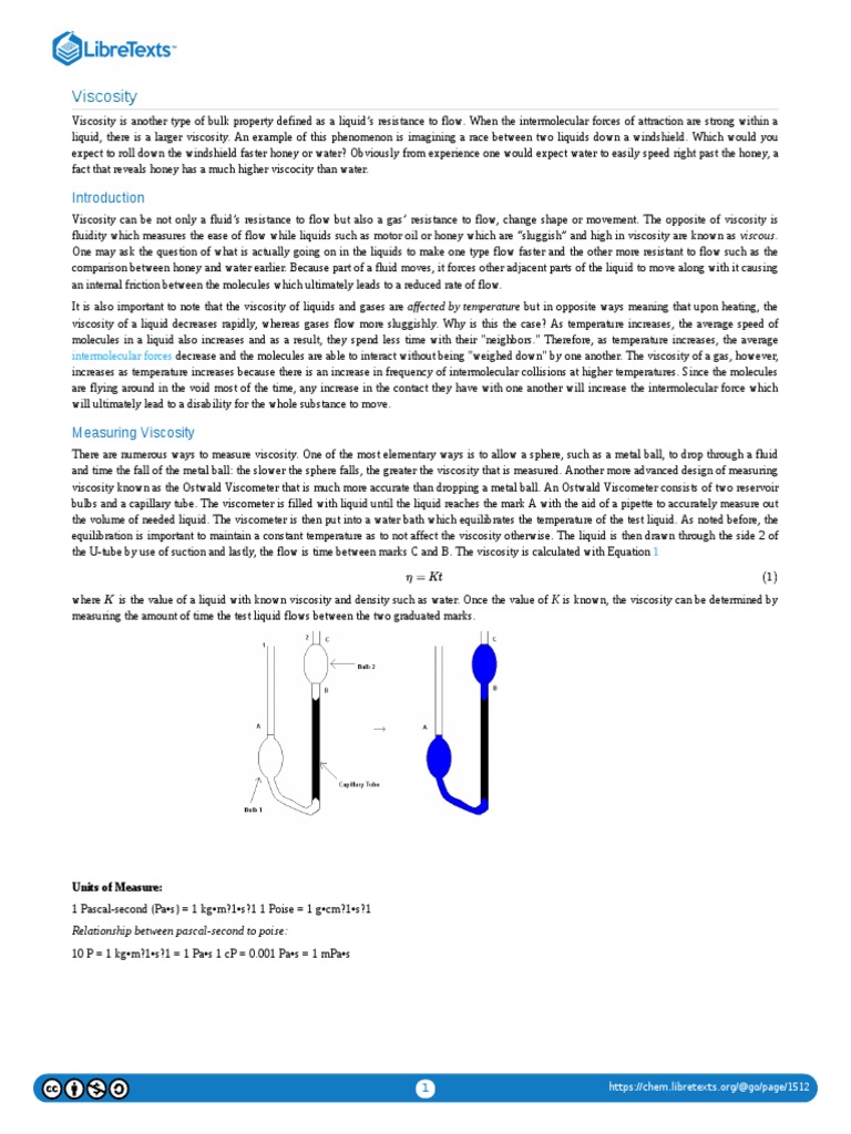 Viscosity Download Free Pdf Viscosity Liquids