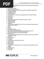 ASNT Magnetic Particle Testing Level - II Questions and Answers | PDF ...