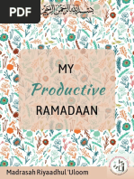 Ramadan Journal | PDF | Ramadan | Semitic Words And Phrases
