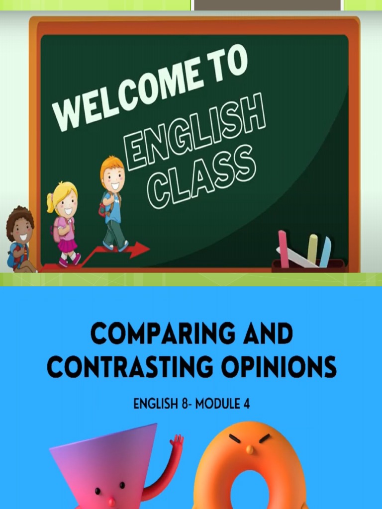 Comparing and Contrasting Own Opinions | PDF