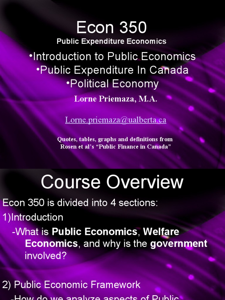 Econ 350 Chapter01 | PDF | Taxes | Excise