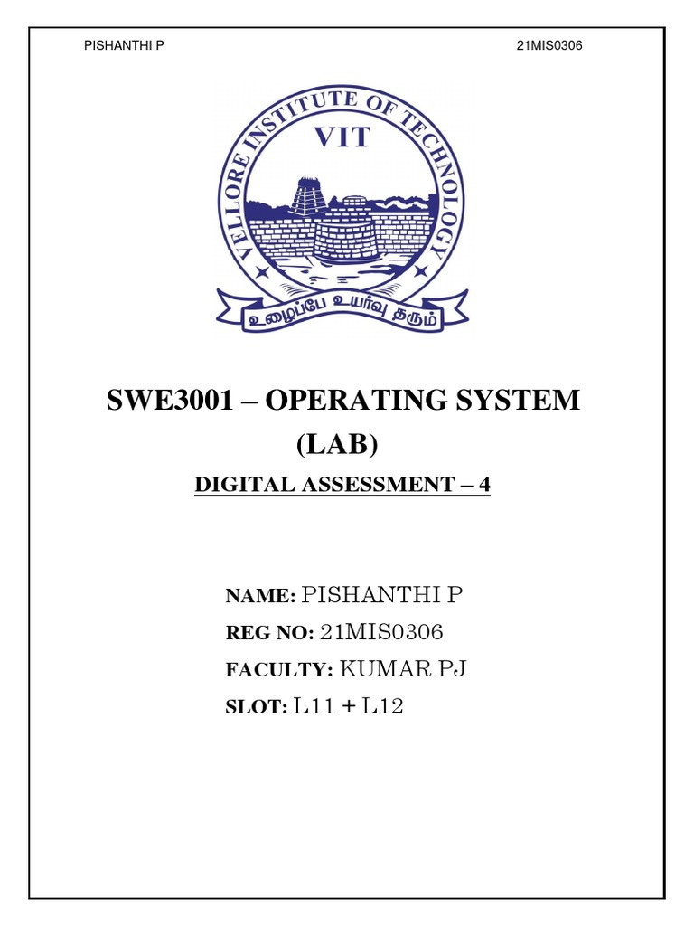 Swe3001 Da4 | PDF | Computer Programming | Systems Engineering