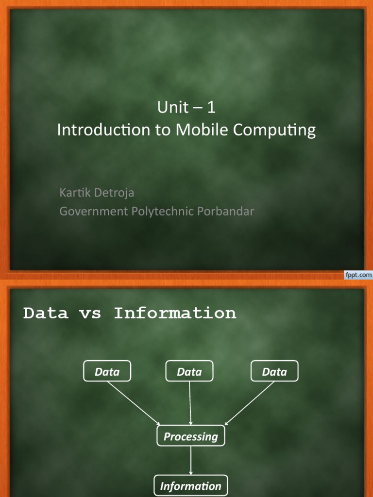 Unit 1 Introduction To Mobile Computing Pdf Radio 4 G