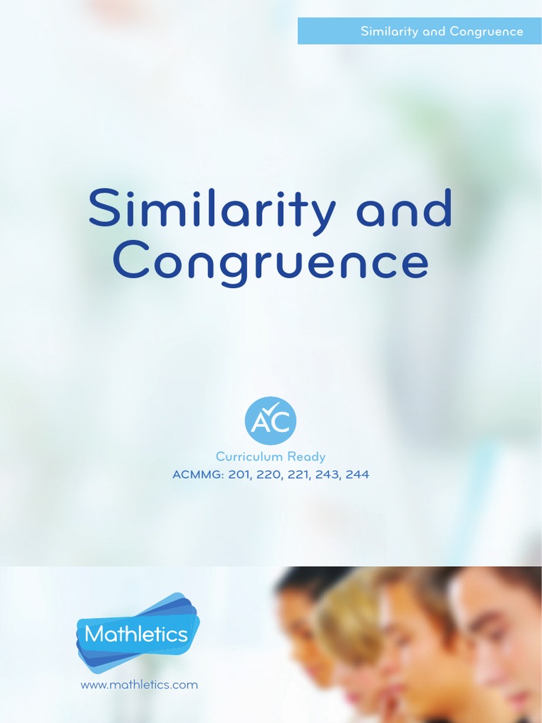 Similarity and Congruence | PDF | Triangle | Geometry