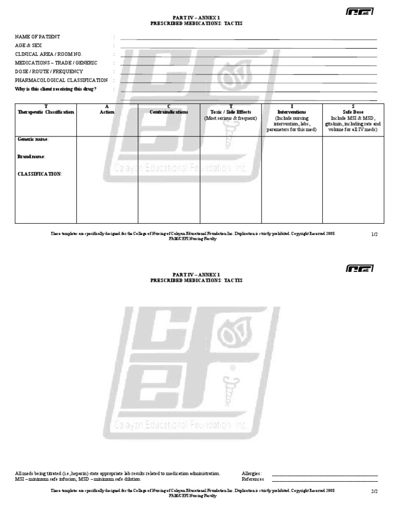 Drug Study Xerox | PDF | Products Of Chemical Industry | Medical ...