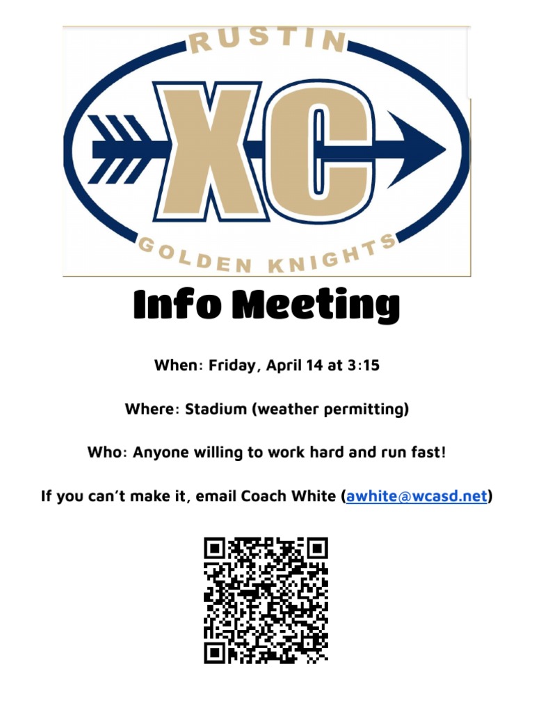 XC Interest Meeting 2023 | PDF