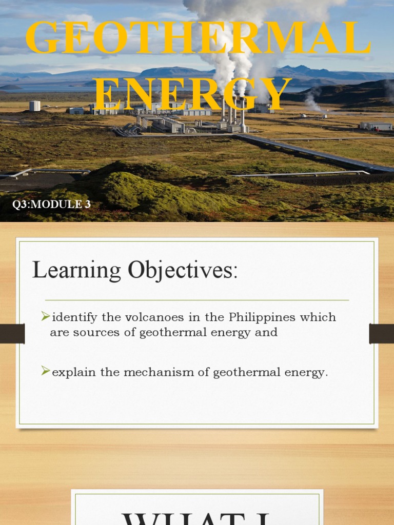 Geothermal Energy: Q3:Module 3 | PDF | Convection | Geothermal Energy