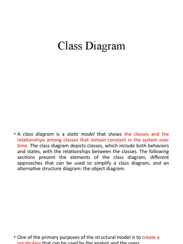 Class Diagram | Download Free PDF | Computing