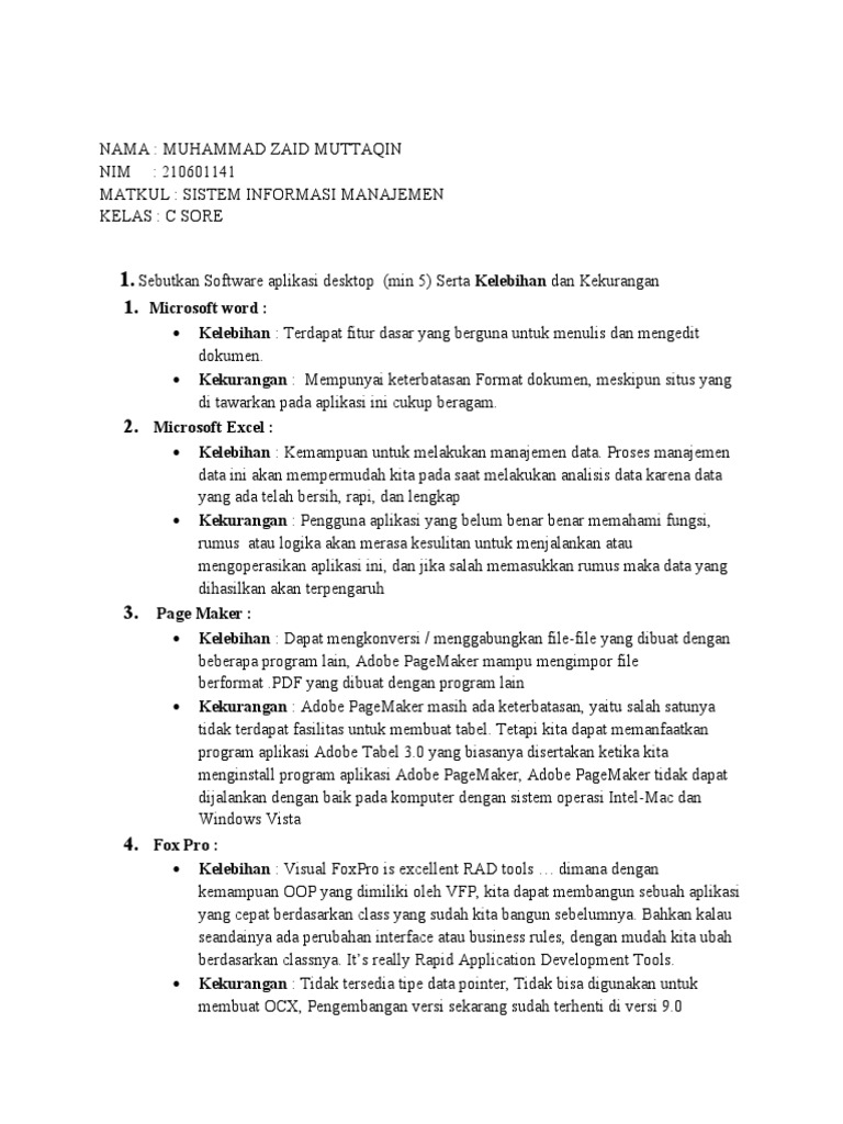 Aplikasi Desktop: Kelebihan & Kekurangan | PDF | Bisnis | Teknologi & Rekayasa