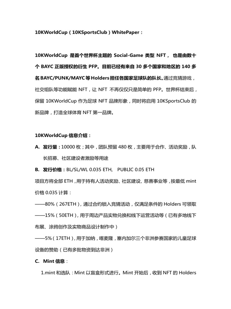 10K WhitePaper - CN | PDF