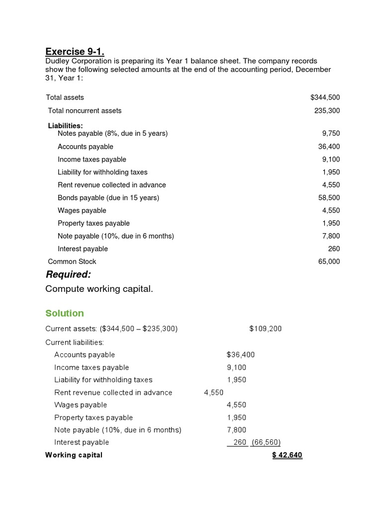 Liabilities Exercises Solutions | PDF | Payroll Tax | Debits And Credits