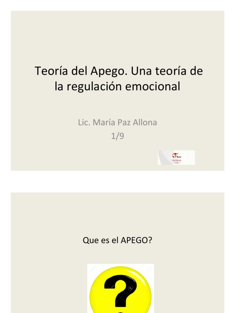 APEGO | PDF