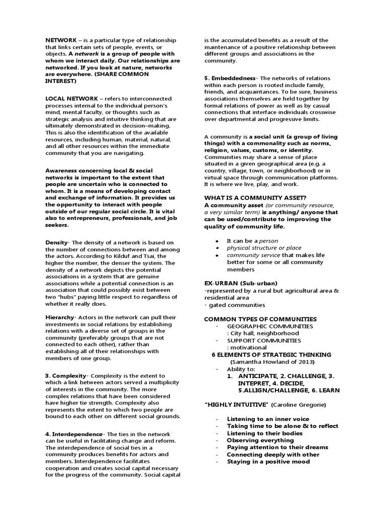 NETWORK | PDF | Community | Computer Network