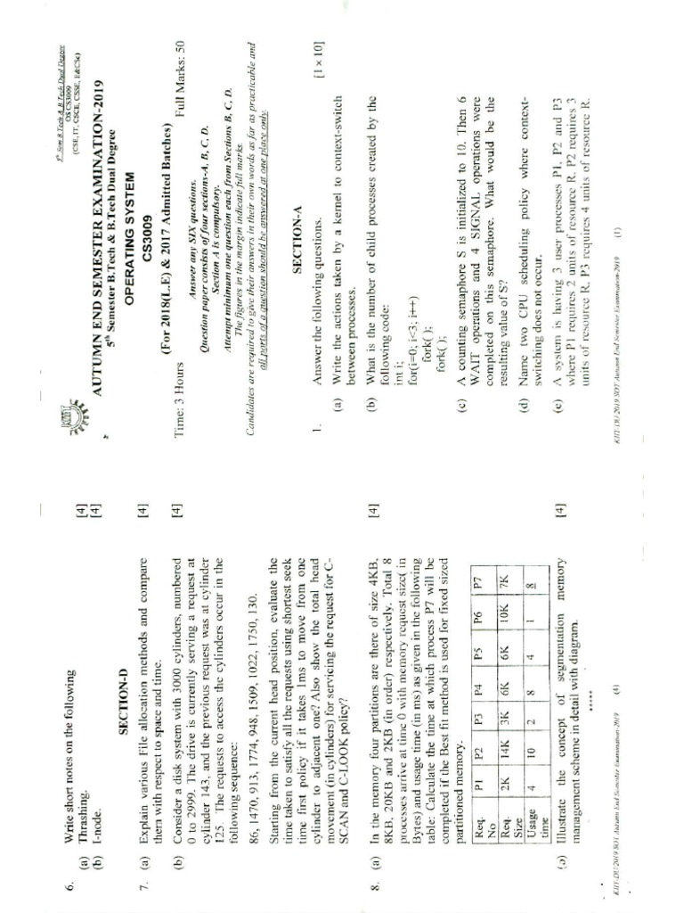 CS 3009 (End CS Nov) | PDF