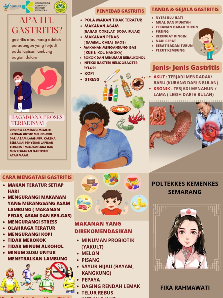 Leaflet Gastritis 230408 195845 | PDF
