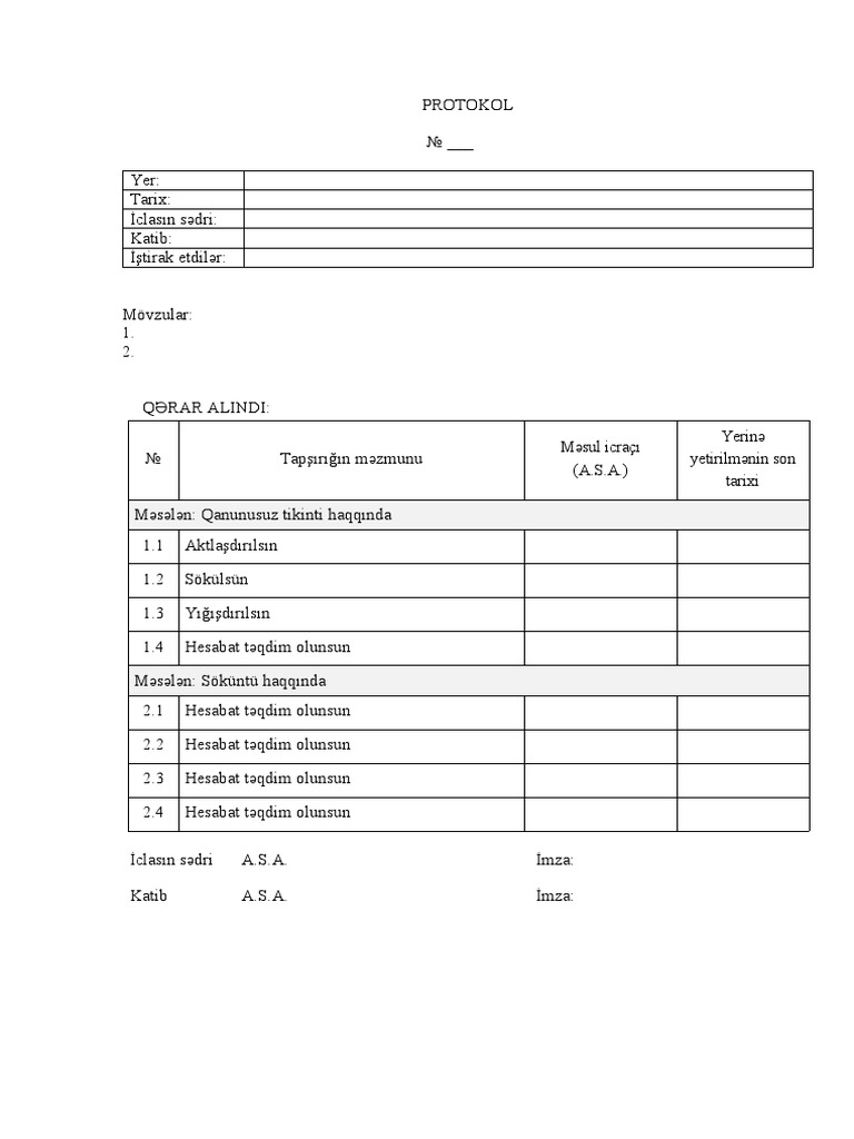 İclas Protokolu | PDF