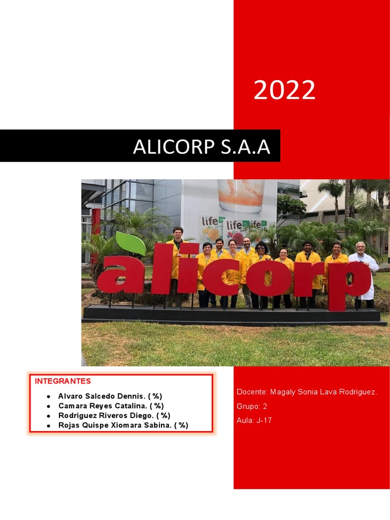 Alicorp S.A.A | PDF | Capital de trabajo | Sector privado