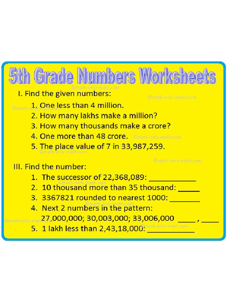 5th-Grade-Numbers-Worksheets PNG Pagespeed Ce nZkIz9DVjn | PDF