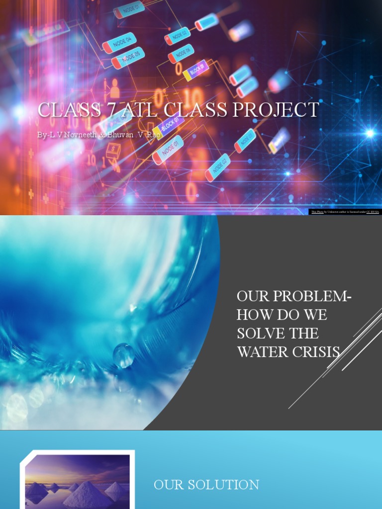 ATL Project: Solving Water Crisis | PDF