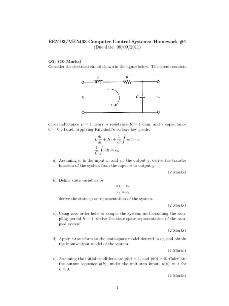 HW1 | PDF | Electromagnetism | Electrical Engineering
