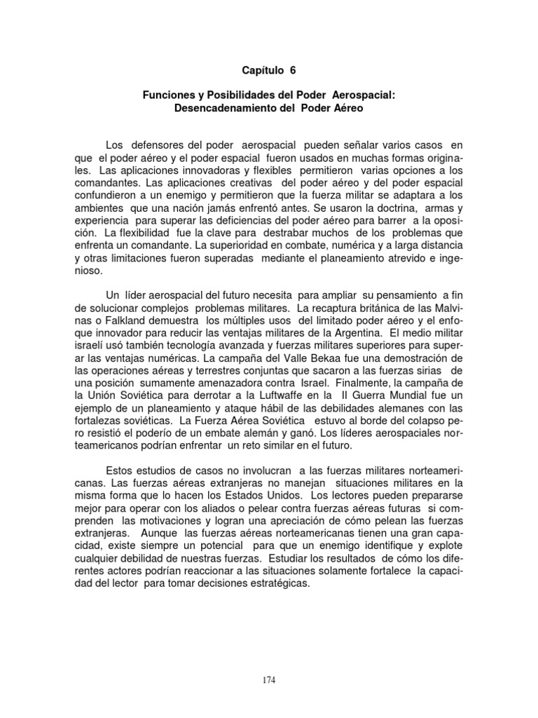 Cap. 6 Desencadenamiento Del Poder Aéreo | PDF | fuerza Aérea Royal | Fuerza Aérea de los ...