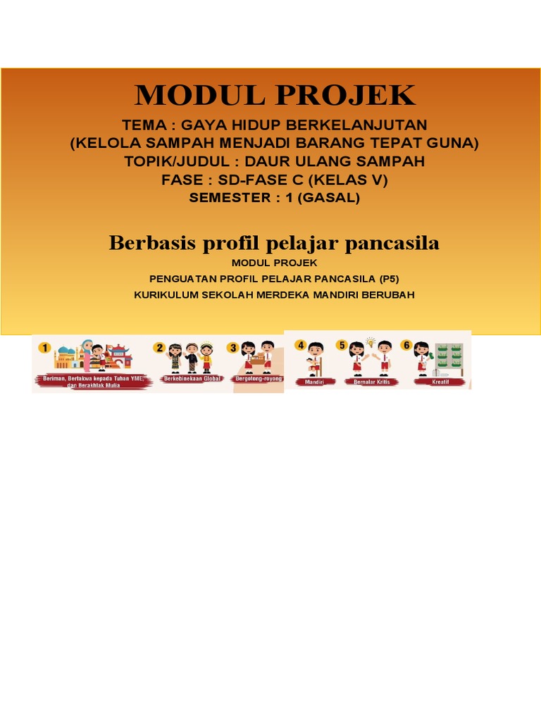 Modul Projek Kelas 5 Th 2022 2023 Fix Pdf