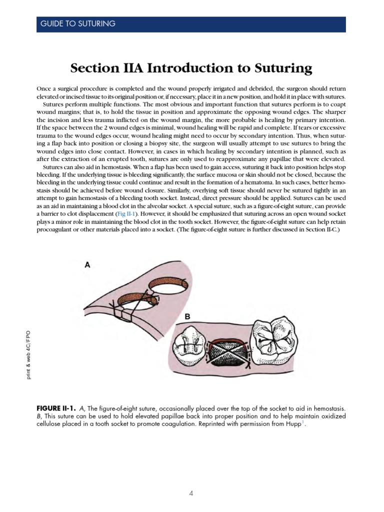 Section IIA Introduction To Suturing | PDF | Surgical Suture | Knot